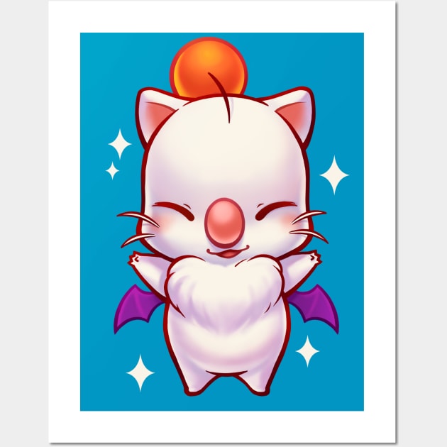 Moogle hug - Kupo - Cute Final fantasy - ff7 - ff XIV - ff9 - Moogle - Posters and Art Prints ...